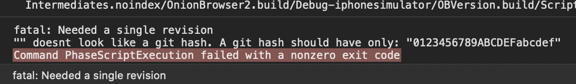 I have some issues with git? · Issue #324 · OnionBrowser/OnionBrowser · GitHub