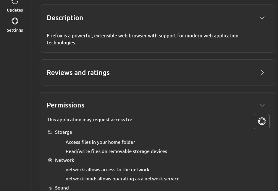 Improve "Connections" · Issue #616 · ubuntu/app-center · GitHub