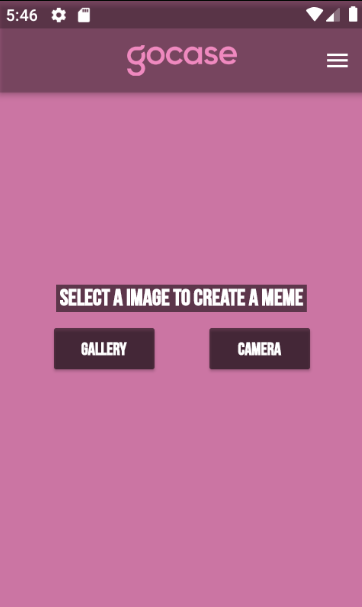 GitHub - gabrieloureiro/GoCase-Meme-Factory: Challenge of GoCase for create a meme's factory