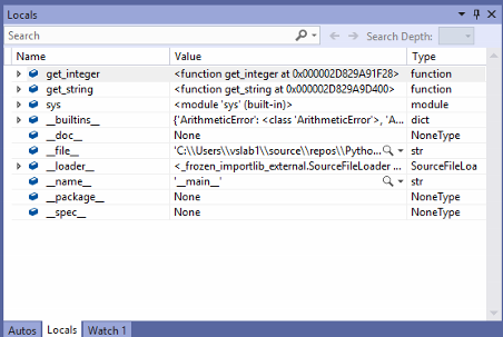 Show Function Return Value in Debugger does not work. · Issue #4948 · microsoft/PTVS · GitHub