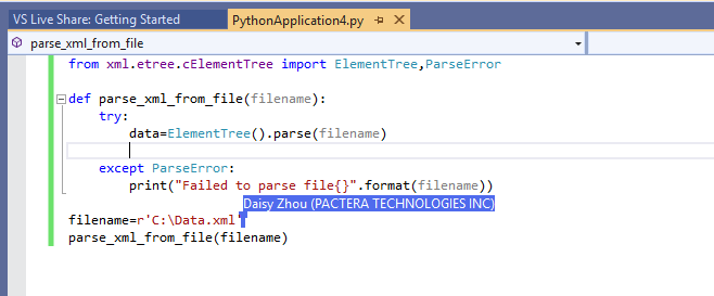 Code coloring in Live Share client does not work. · Issue #5375 · microsoft/PTVS · GitHub