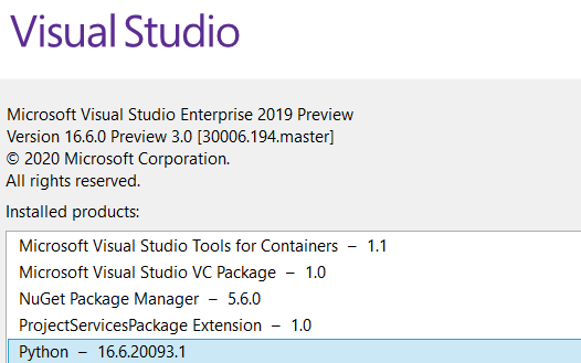Visual Studio crashes when typing Python code. · Issue #6076 · microsoft/PTVS · GitHub