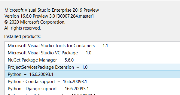 Could not find python when add new item in an open folder. · Issue #6083 · microsoft/PTVS · GitHub
