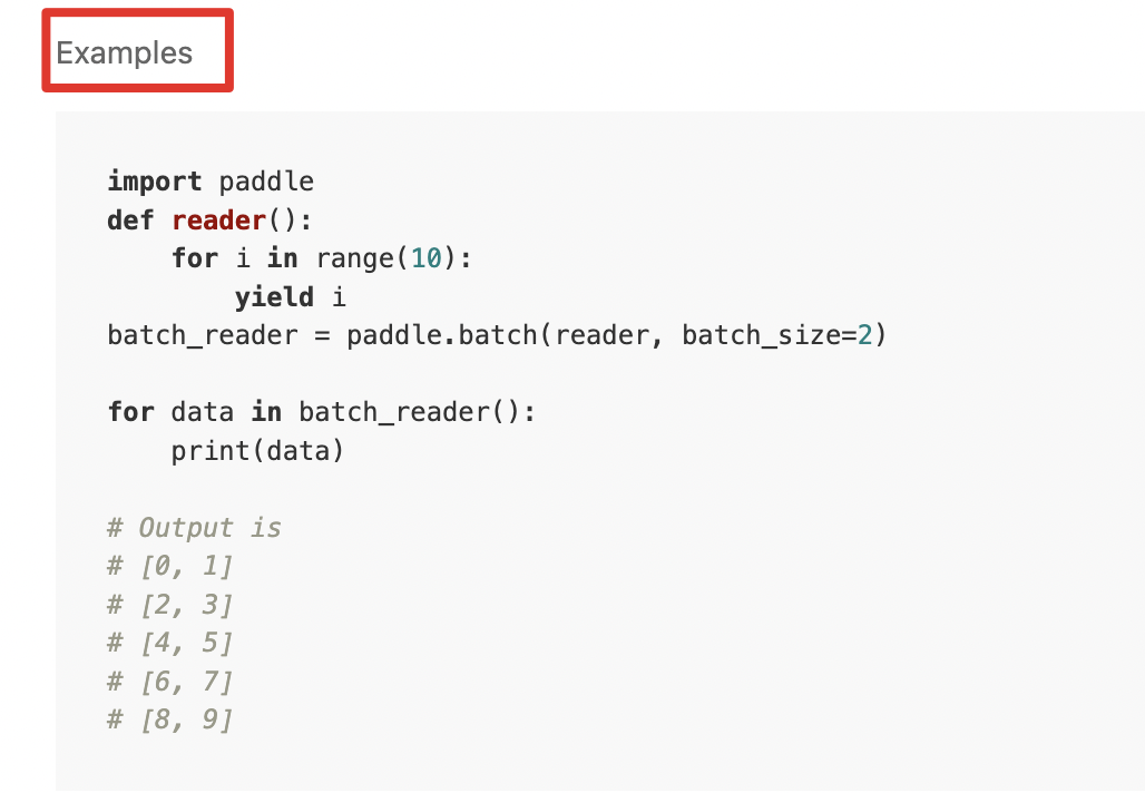 paddle.batch文档评估 · Issue #4526 · PaddlePaddle/docs · GitHub