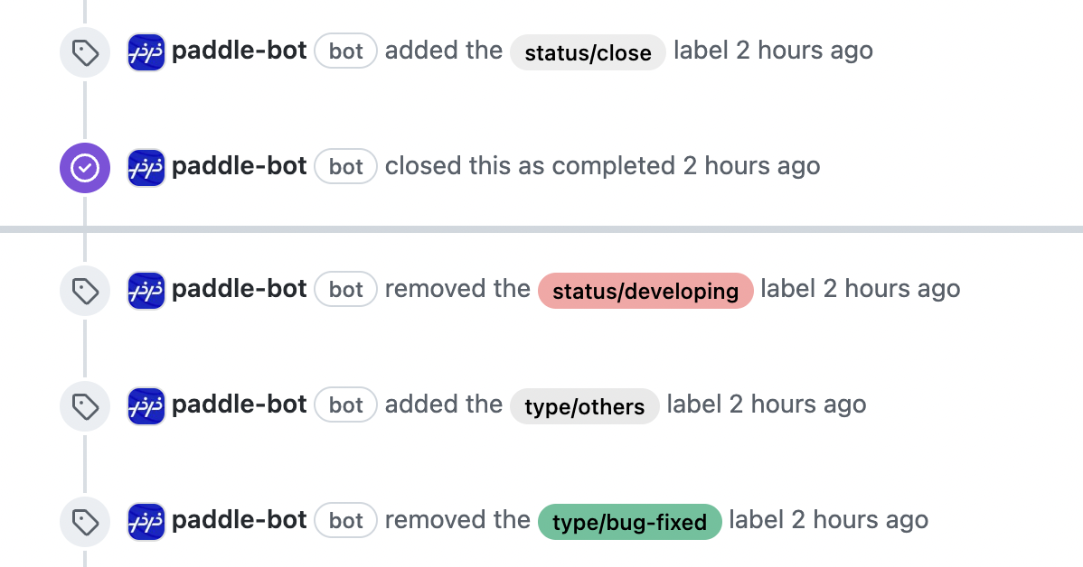 test label · Issue #44921 · PaddlePaddle/Paddle · GitHub