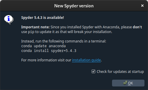 Spyder Says It S On Version 5 4 0 Even Though Updated To 5 4 3 · Issue 20875 · Spyder Ide
