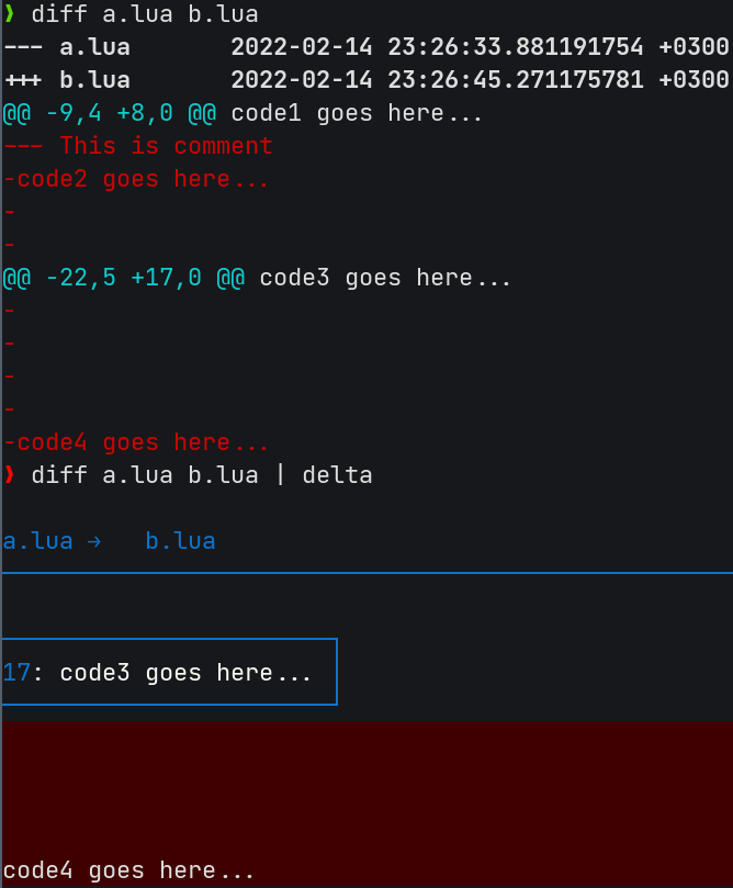 Incomplete Diff🐛 · Issue 962 · Dandavisondelta · Github 