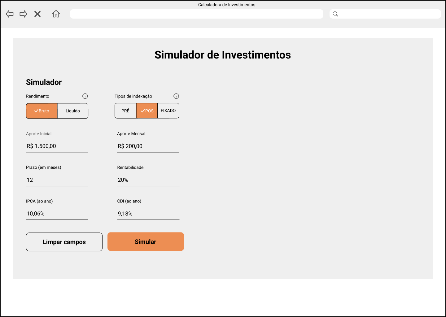 GitHub - eqi-investimentos/desafio-frontend: Bem vindo ao desafio para Desenvolvedor Front-end.