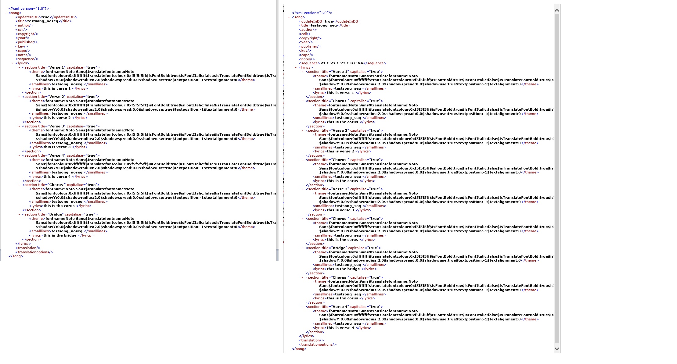 Quelea songpack multiplies verses & etc. when Song sequence is used · Issue #522 · quelea ...