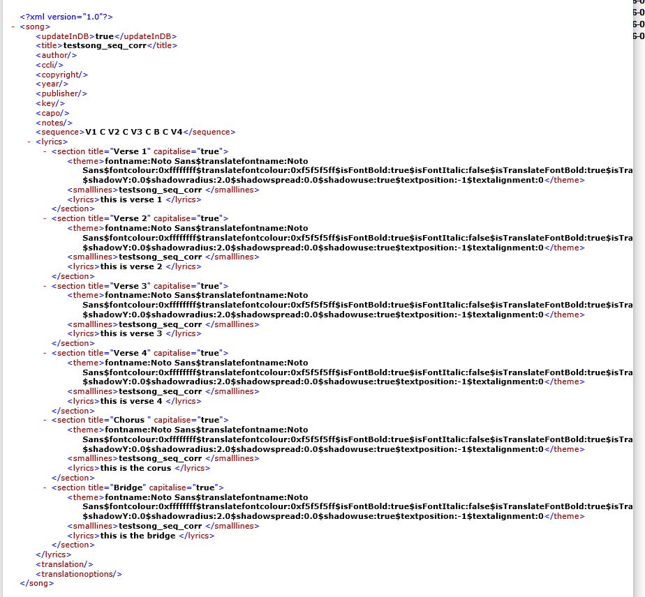 Quelea songpack multiplies verses & etc. when Song sequence is used · Issue #522 · quelea ...