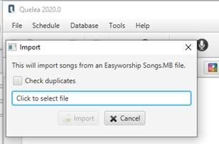 Write an Easyworship 6 importer · Issue #269 · quelea-projection/Quelea · GitHub