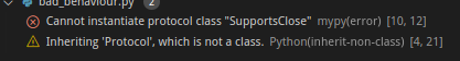 PEP544, inheriting Protocol show error: Inheriting 'Protocol', which is not a class. · Issue ...