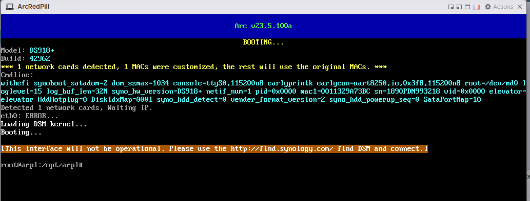 cannot obtain a valid IP · Issue #261 · AuxXxilium/arc · GitHub