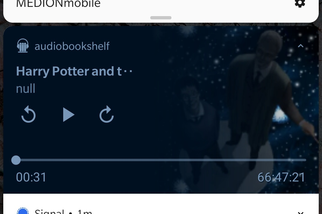 Android Null In The Second Line Of The Notification · Issue 924 · Advplyr Audiobookshelf App
