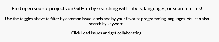 Add styling to Welcome Message · Issue #26 · trybick/issue-collab · GitHub
