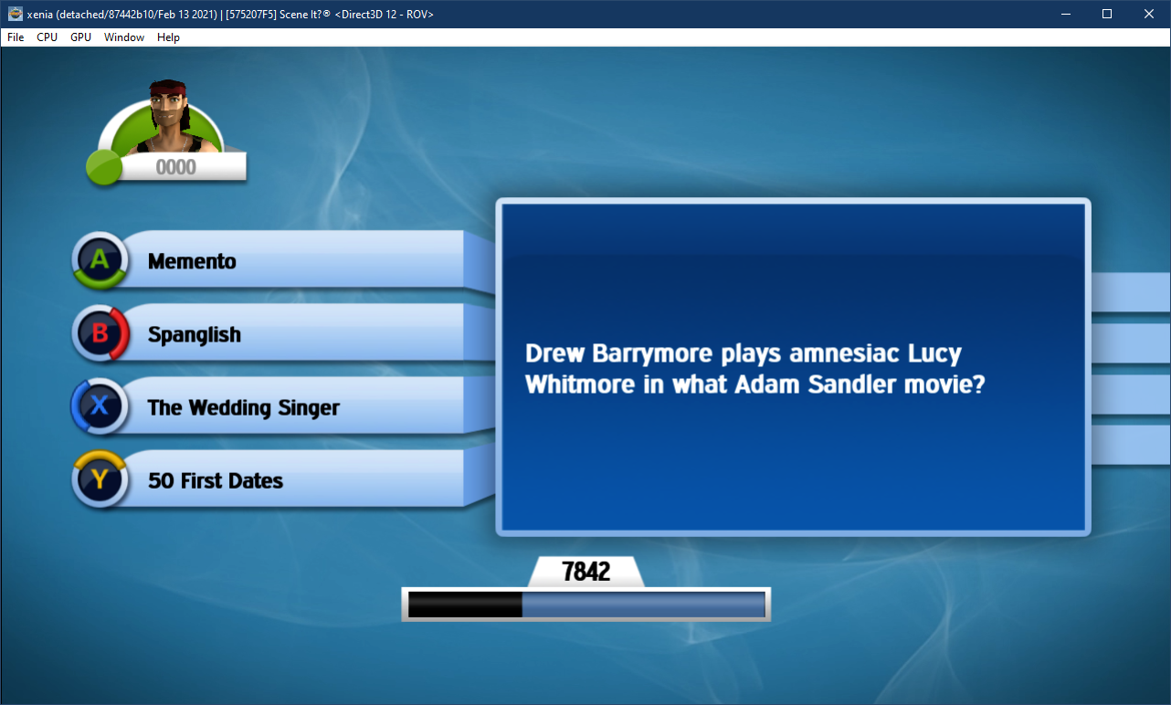 575207F5 - Scene It? Bright Lights! Big Screen! · Issue #1718 · xenia ...