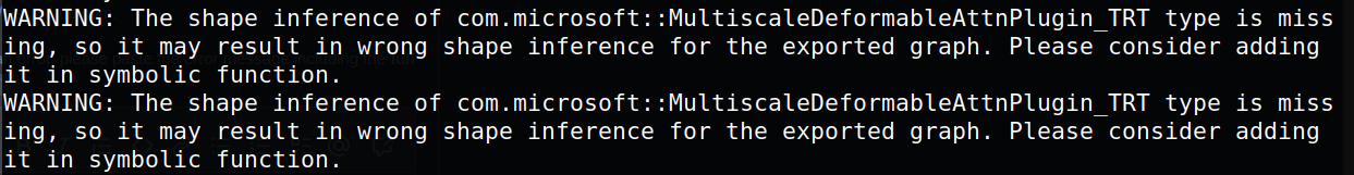 The shape inference of com.microsoft::MultiscaleDeformableAttnPlugin_TRT type is missing · Issue ...