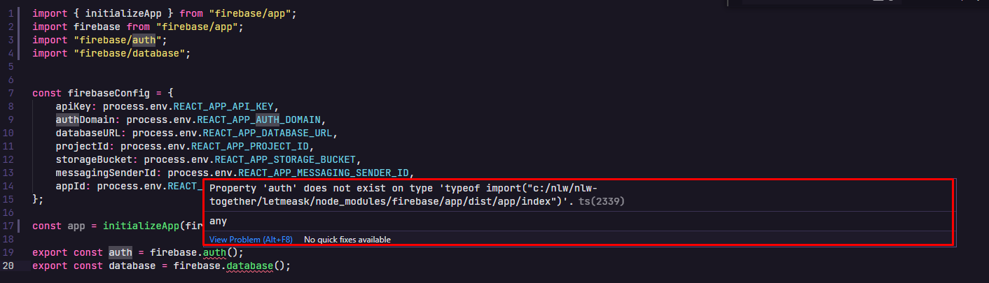 firebase.auth(); e firebase.database(); não está funcionando · Issue #4 · rocketseat-education ...