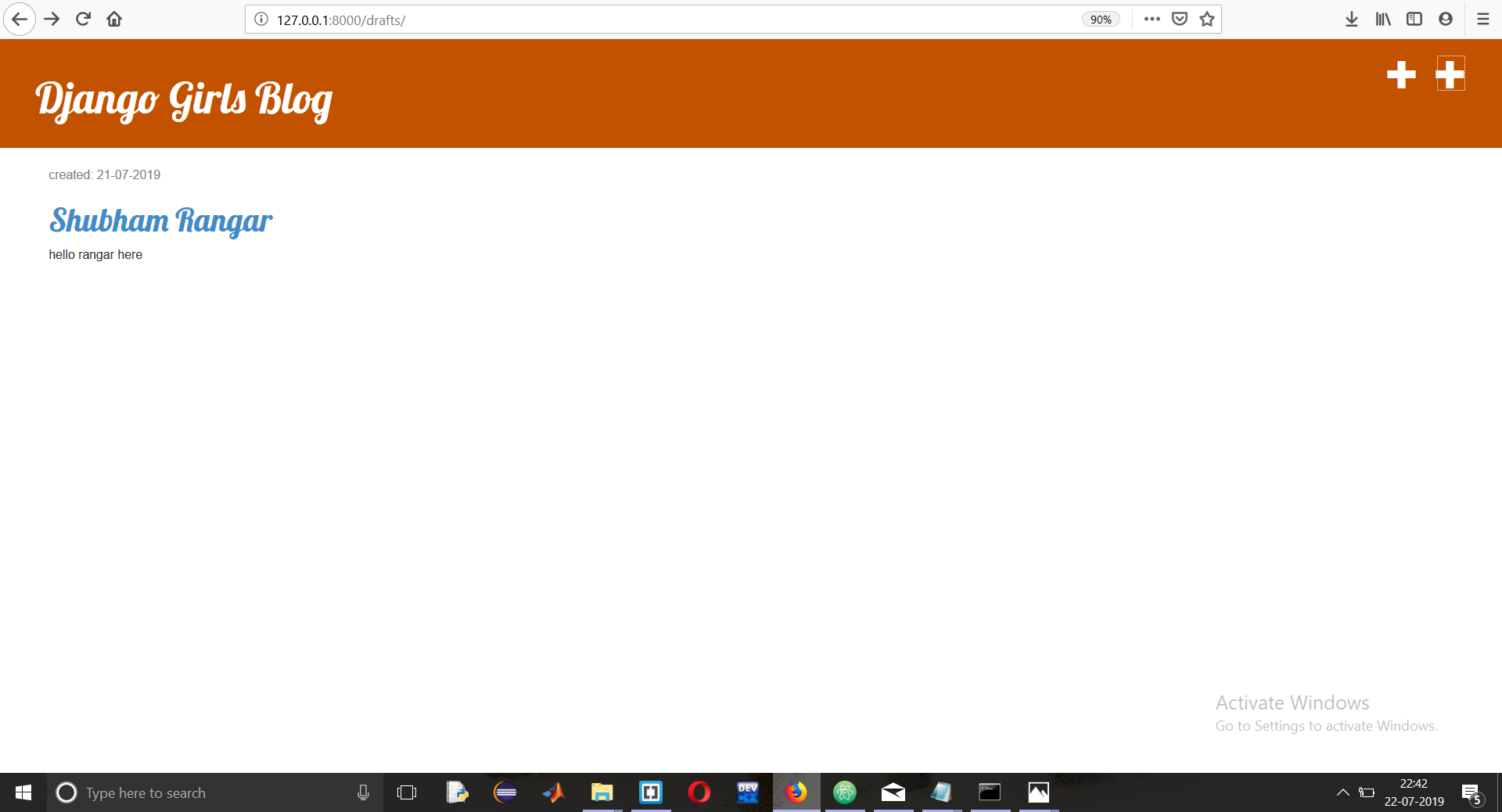 GitHub - imrangar304/Django-webapp: Blog web application using Django