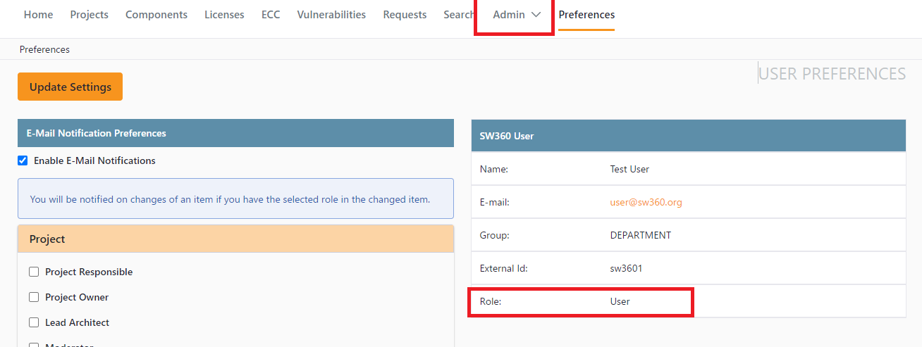 Everyone can access admin tab in sw360 · Issue #1139 · eclipse-sw360/sw360 · GitHub