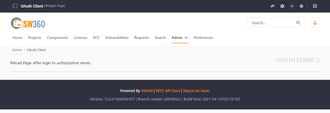 OAuthClient error when I create new client from UI · Issue #1175 · eclipse-sw360/sw360 · GitHub