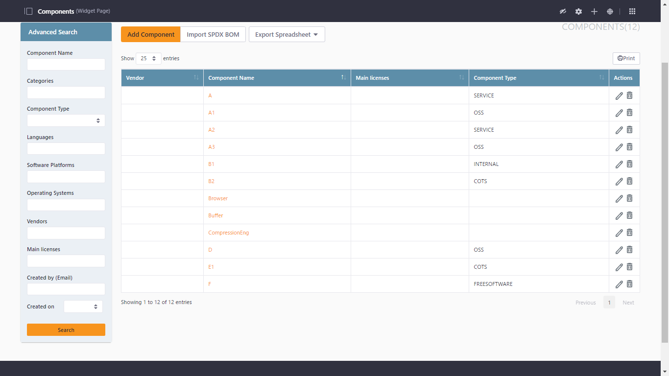 Component list Sorting Error base on component name · Issue #1223 · eclipse-sw360/sw360 · GitHub