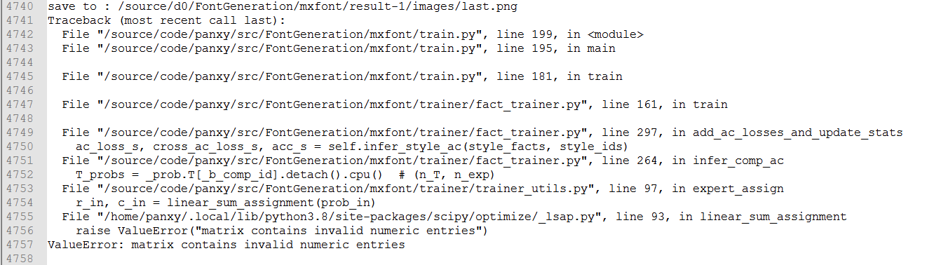 abort program aborting · Issue #4 · clovaai/mxfont · GitHub