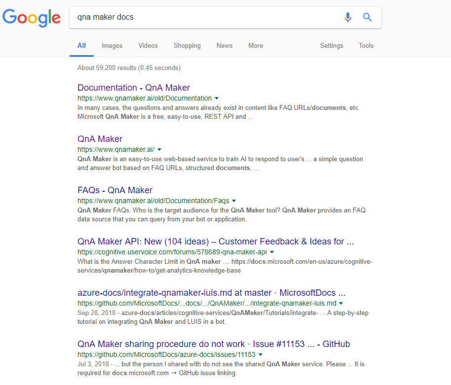 Need Better Seo Support For Qna Maker Docs · Issue 19270 · Microsoftdocsazure Docs · Github