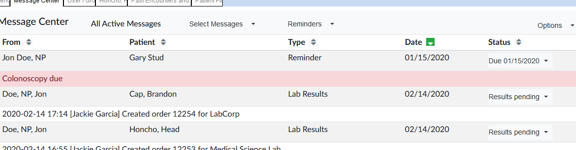 viewing sent messages · Issue #2677 · openemr/openemr · GitHub