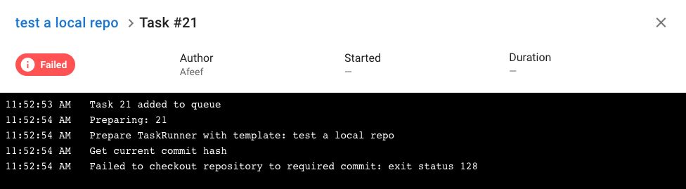 Problem with using local repository · Issue #968 · semaphoreui/semaphore · GitHub