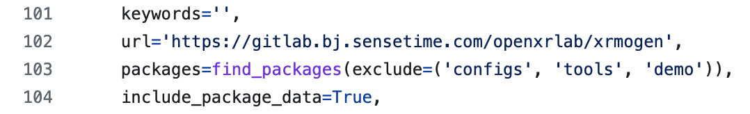 The problem of `setup.py` · Issue #9 · openxrlab/xrmogen · GitHub