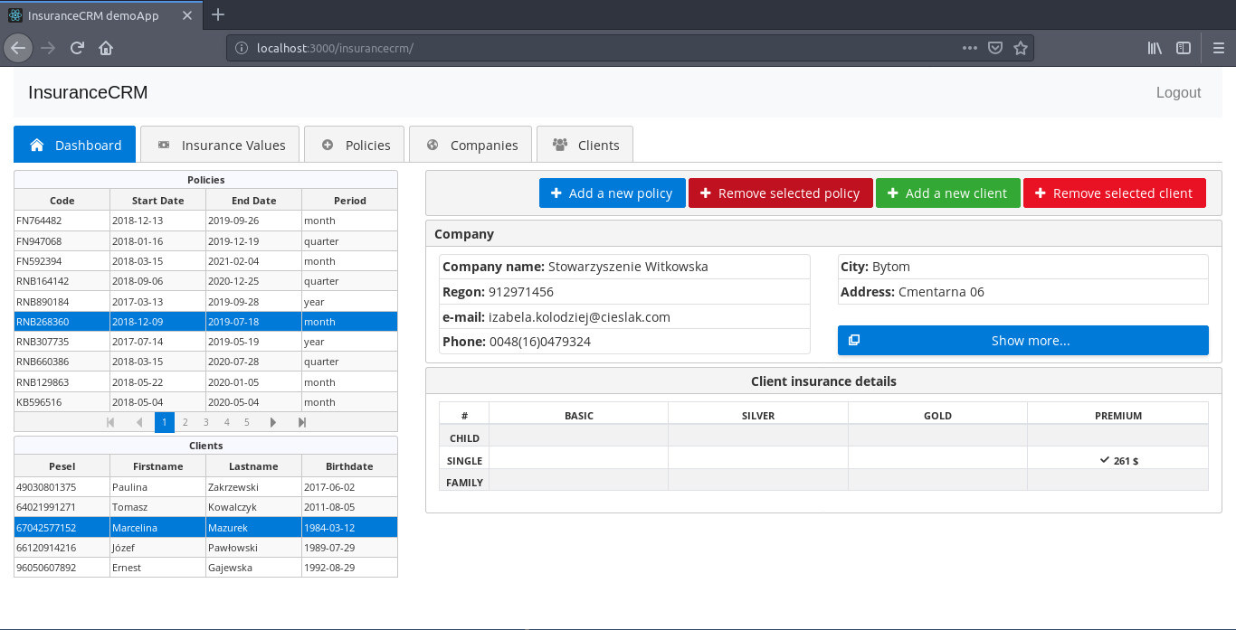 GitHub - piotrwojewoda/insurance-crm-react