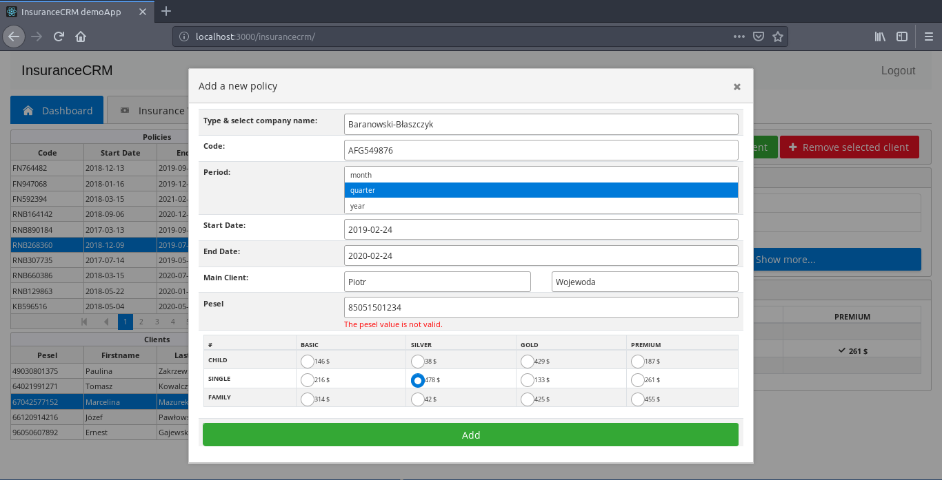 GitHub - piotrwojewoda/insurance-crm-react