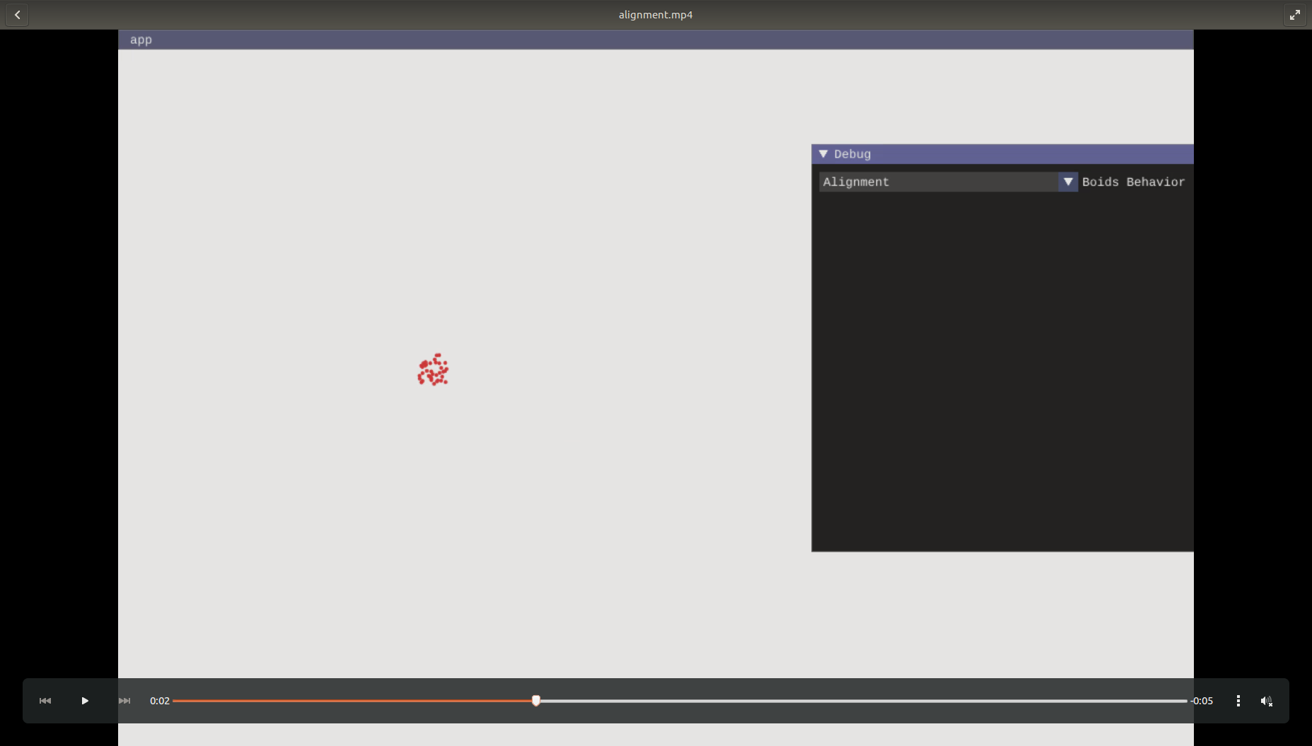 GitHub - yuliangzhong/Boids_Simulator: simulate boid behavior. C++ programming exercises