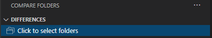 The Compare Folder 0.15.2 does not work with the VS Code latest version ...