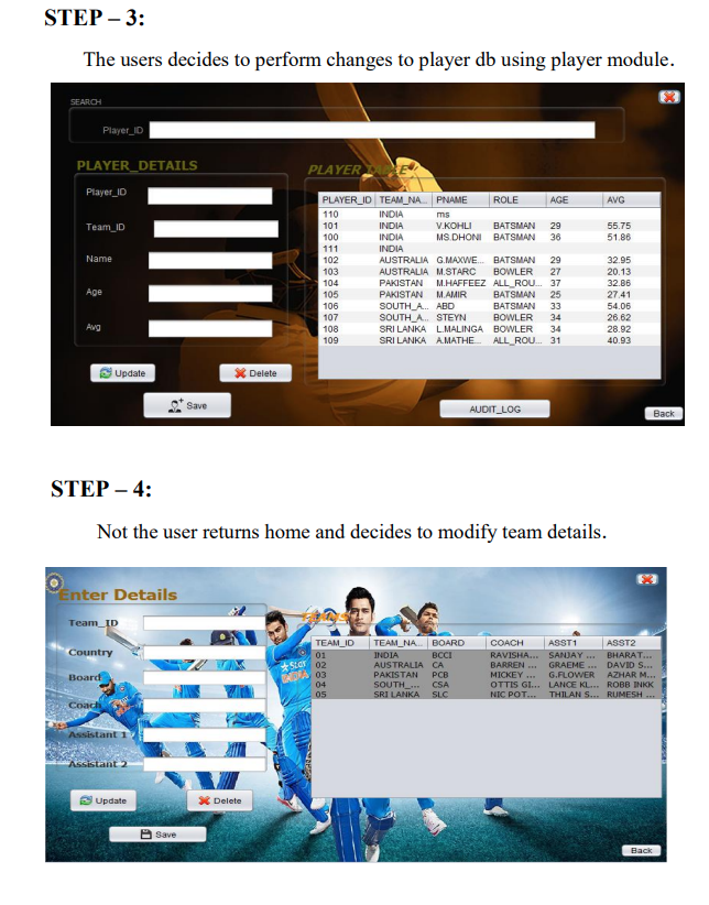 GitHub - Chndrashekar/ODI-Cricket-Management-System