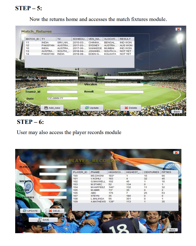 GitHub - Chndrashekar/ODI-Cricket-Management-System