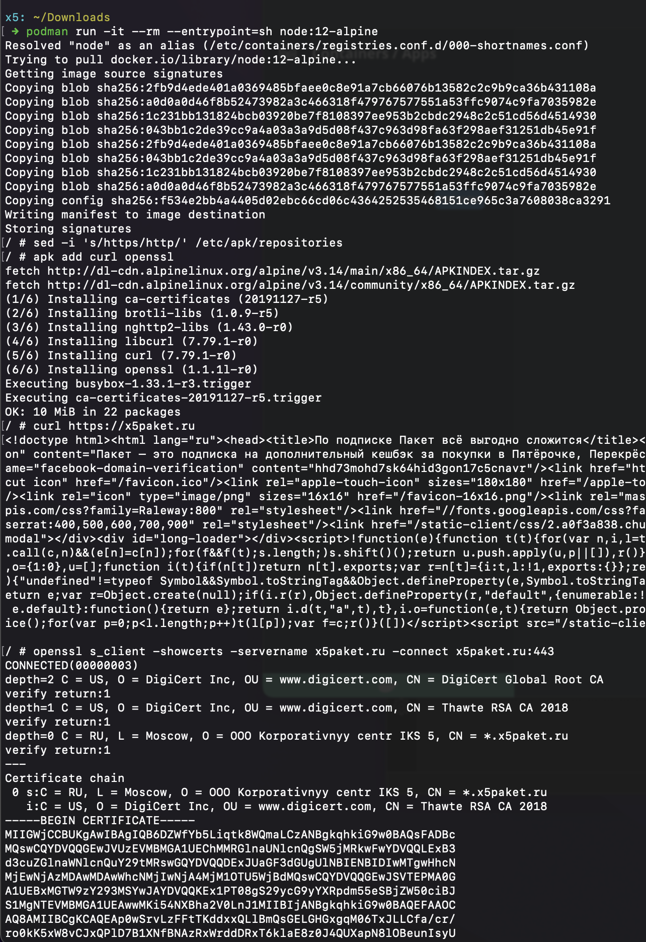 SSL errors inside container · Issue #6043 · docker/for-mac · GitHub