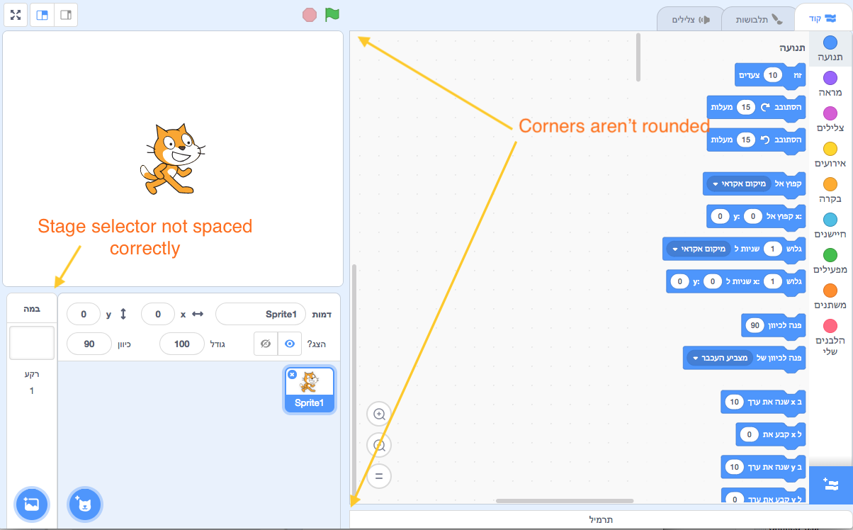 RTL layout bugs. · Issue #2800 · scratchfoundation/scratch-gui · GitHub