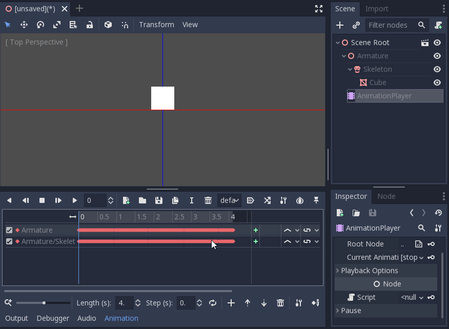 Absolute scale in skeleton animation produce incorrect animation ...