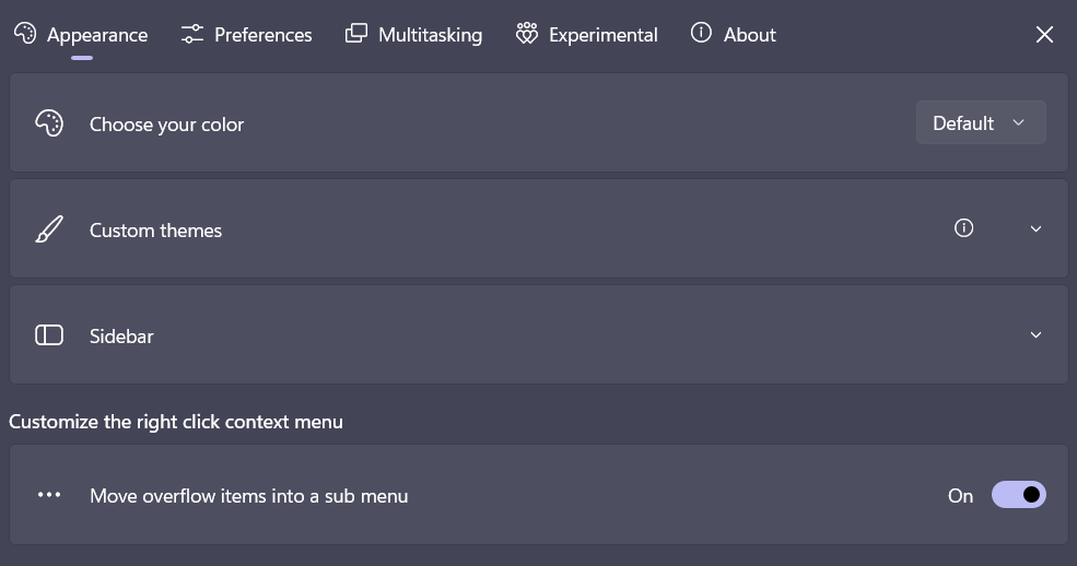 Option to show old Right Click Context Menu by Default · Issue #7991 ...