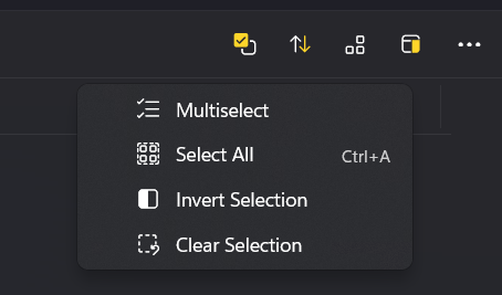 select files with checkboxes · Issue #8346 · files-community/Files · GitHub
