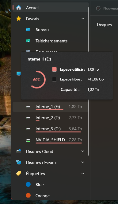 Feature: Show more drive details when hovering over the sidebar · Issue #10214 · files-community ...