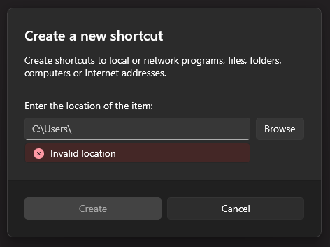 Feature: Add invalid name and path warnings to modals · Issue #12044 · files-community/Files ...