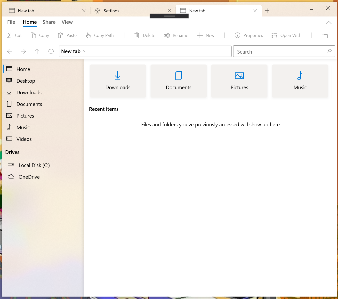 Please add inset (projecting from the main content onto the left pane ...