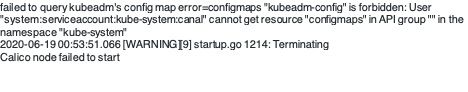 calico-node keeps restarting in K8s cluster with canal networking · Issue #27654 · rancher ...