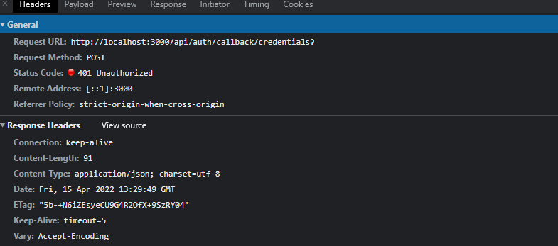 Getting Error When Trying To Login By Credentials · Nextauthjs Next Auth · Discussion 4426 · Github