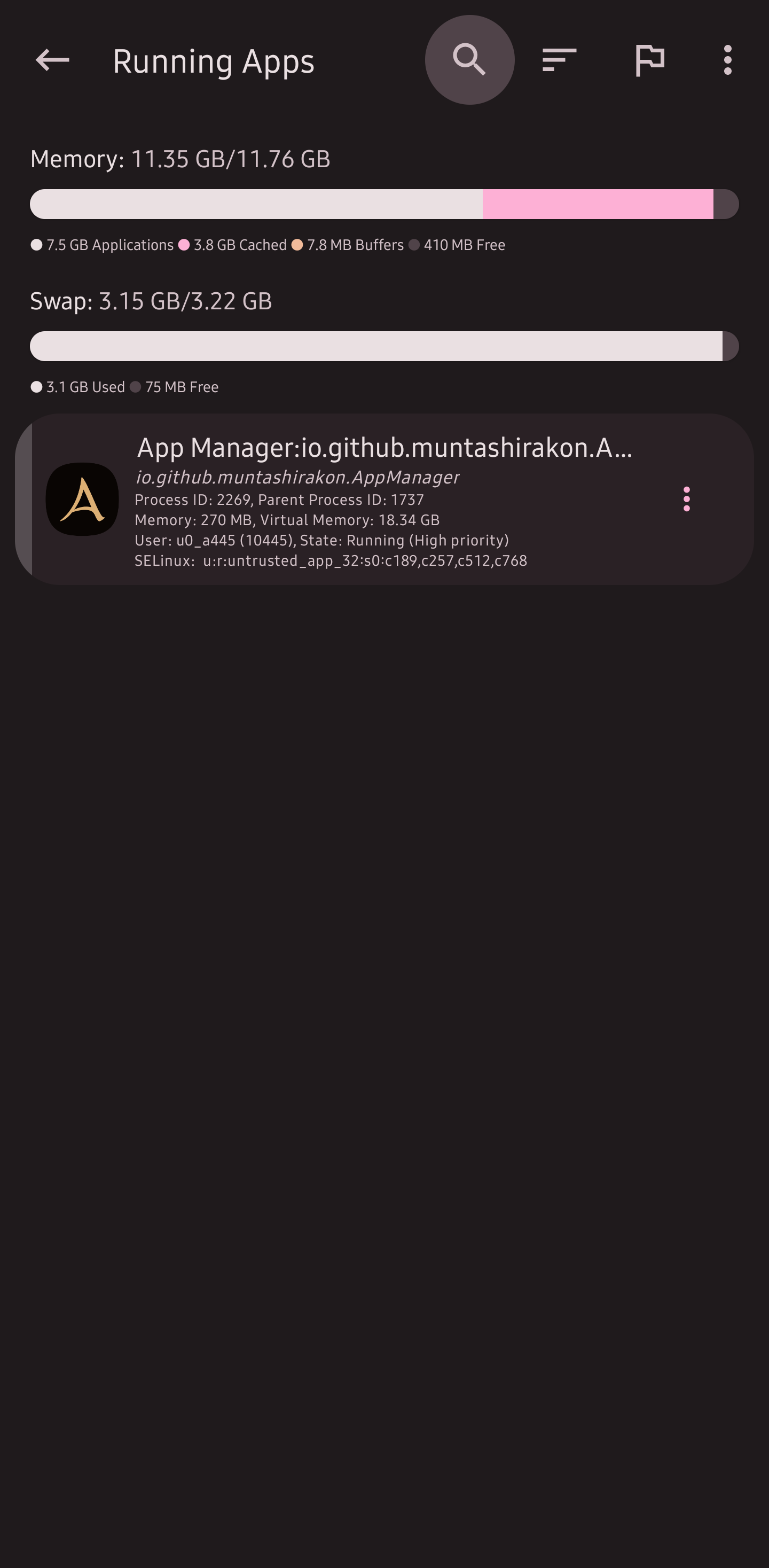 App manager not showing running apps nor showing logs. · Issue #1221 · MuntashirAkon/AppManager ...