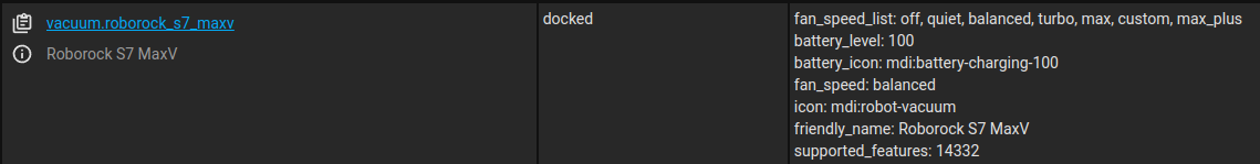 Roborock S7 MaxV Ultra always shows "Docked" as status · Issue #96293 · home-assistant/core · GitHub
