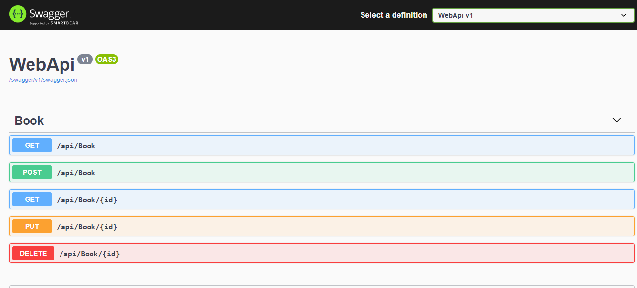 GitHub - merterturk/BookStore: Asp.net Core Web Api with Swagger Example